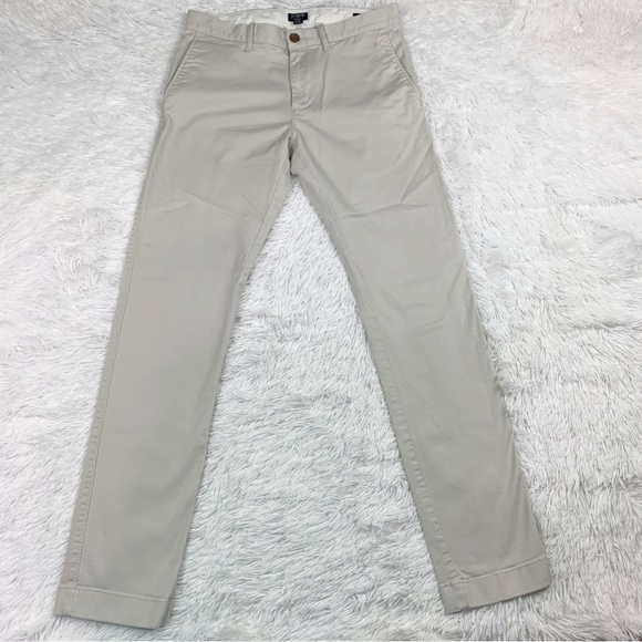 J. Crew | Pants | J Crew Men 29x32 Slimfit Flex Chino Pant In Beige ...